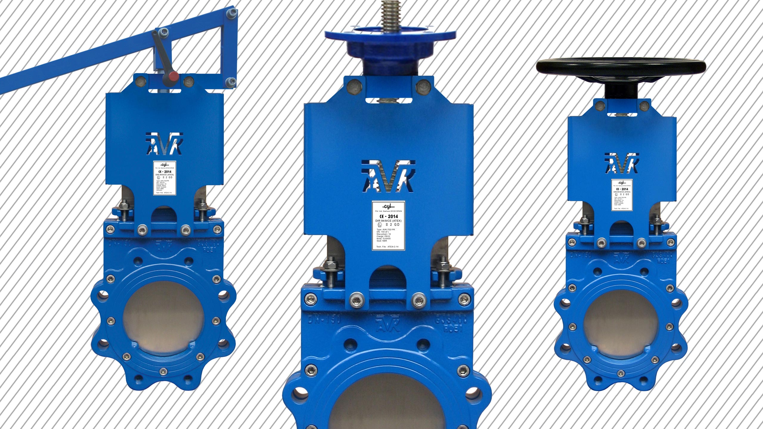 Gamme vannes à guillotine d'AVK - AVK Belgium