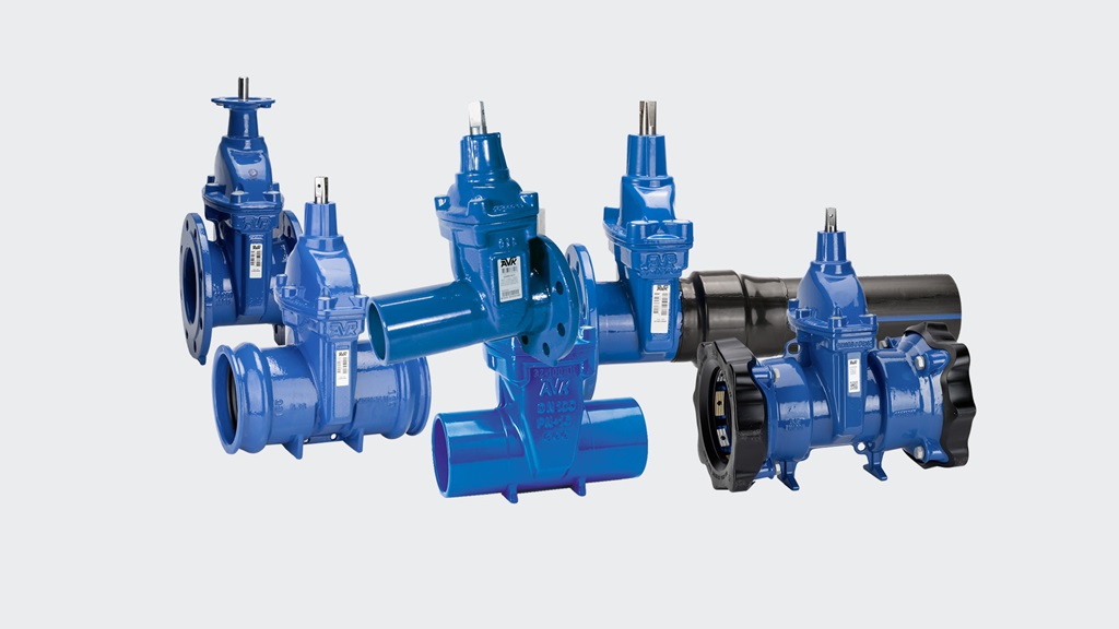 Schuifafsluiters met PE-einden in grotere diameters - AVK Belgium